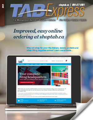 TAB filing system solutions catalogue - TAB